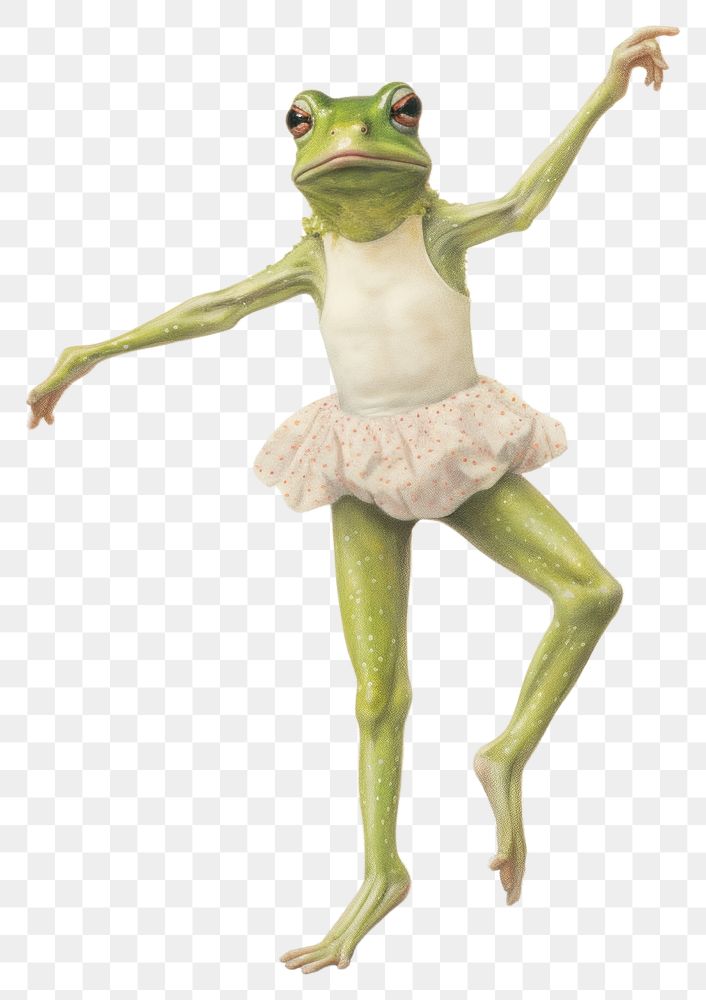 PNG Frog character ballet dancing | Premium PNG - rawpixel