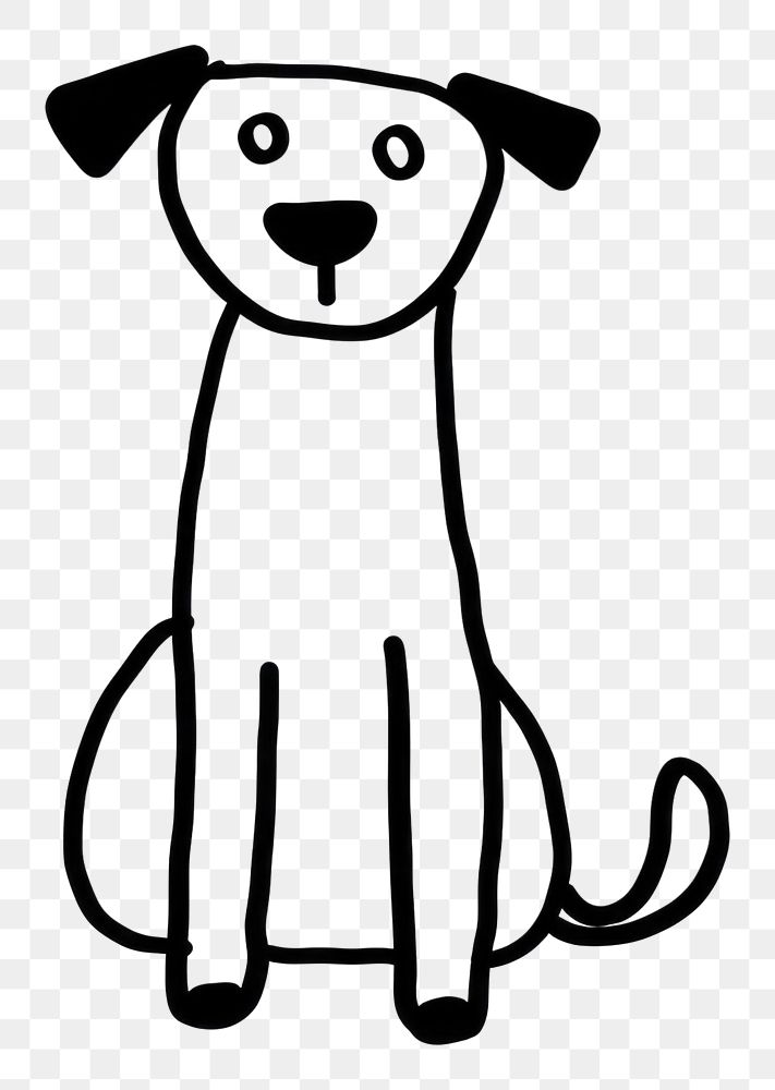 PNG Drawing dog animal mammal | Premium PNG - rawpixel