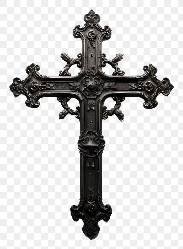 PNG Gothic crucifix symbol cross. | Free PNG - rawpixel