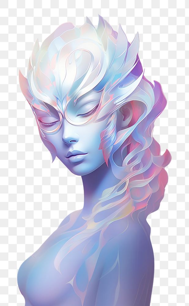 PNG White mask portrait drawing | Premium PNG - rawpixel