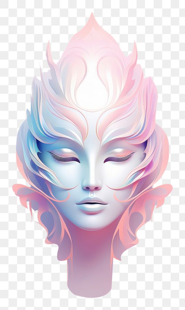 PNG Mask portrait art representation. | Free PNG - rawpixel