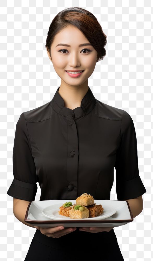 PNG Asia female food server | Free PNG - rawpixel