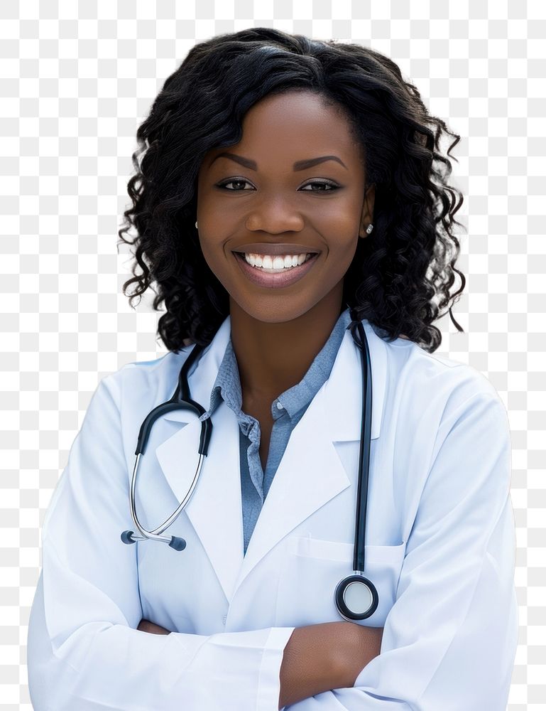 PNG Female doctor smiling standing | Free PNG - rawpixel