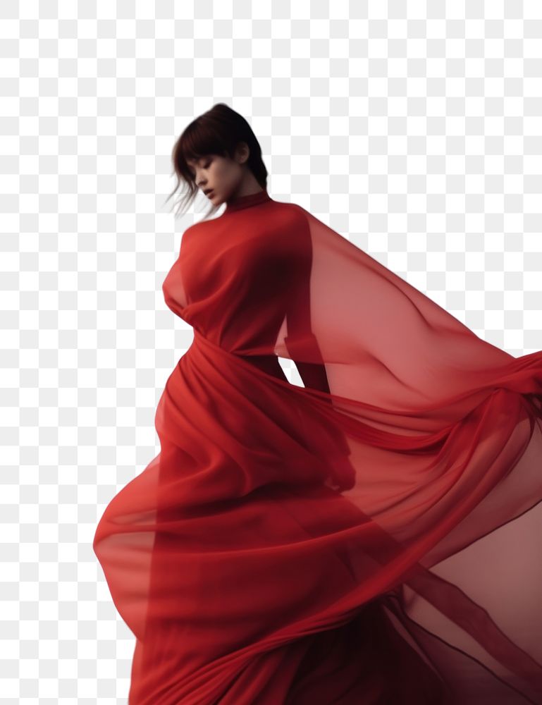 PNG woman red dress red | Free PNG - rawpixel