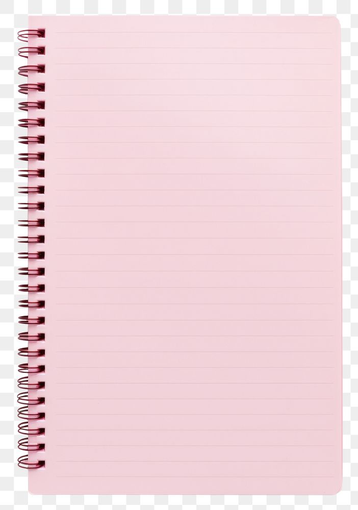 PNG An empty pink notebook | Premium PNG - rawpixel