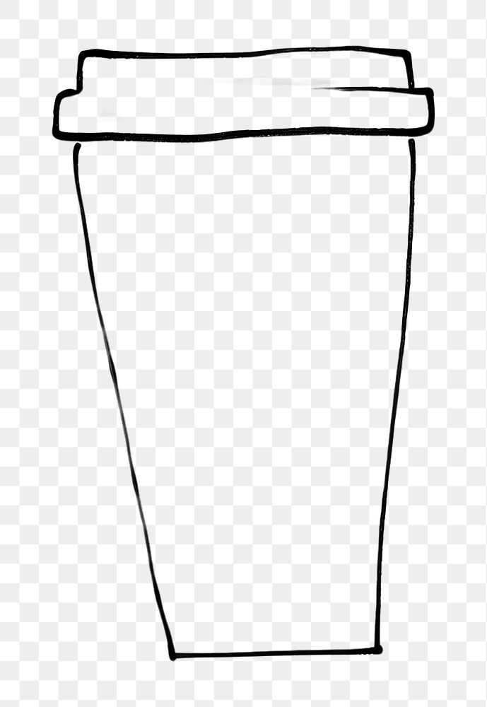 PNG Coffee sketch line cup. | Free PNG - rawpixel