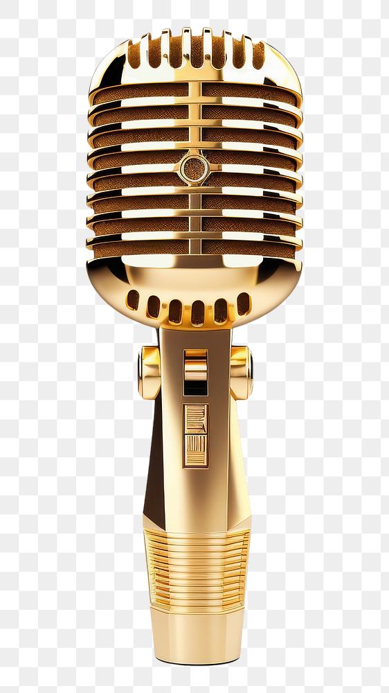 PNG Gold microphone | Free PNG - rawpixel