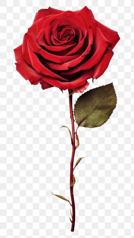 PNG Real Pressed red rose | Premium PNG - rawpixel