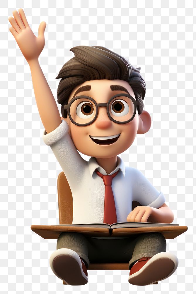 PNG Student cartoon hand white | Premium PNG - rawpixel