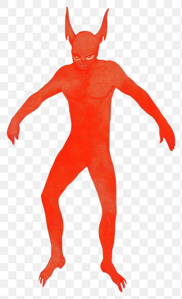 PNG Devil full body art | Premium PNG - rawpixel