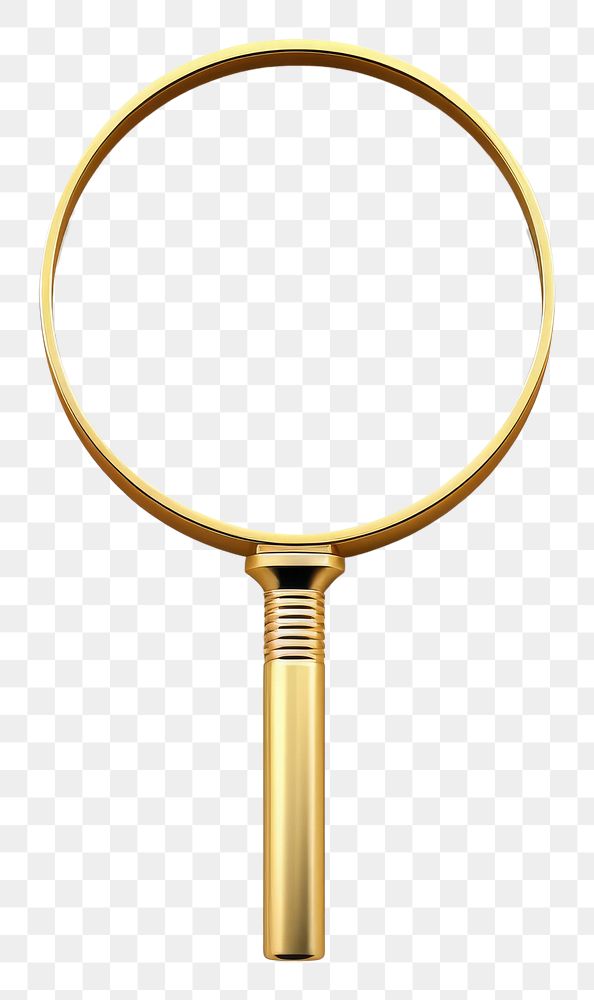 PNG Magnifying glass gold material | Premium PNG - rawpixel