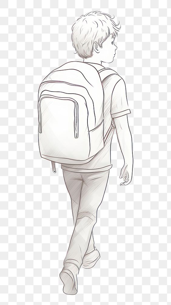 PNG Hand-drawn illustration boy carry | Free PNG - rawpixel