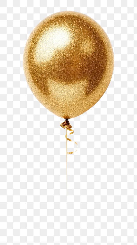 PNG Balloon gold glitter shiny. | Free PNG - rawpixel