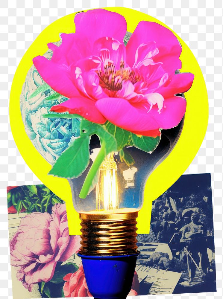 PNG Light bulb flower lightbulb | Premium PNG - rawpixel