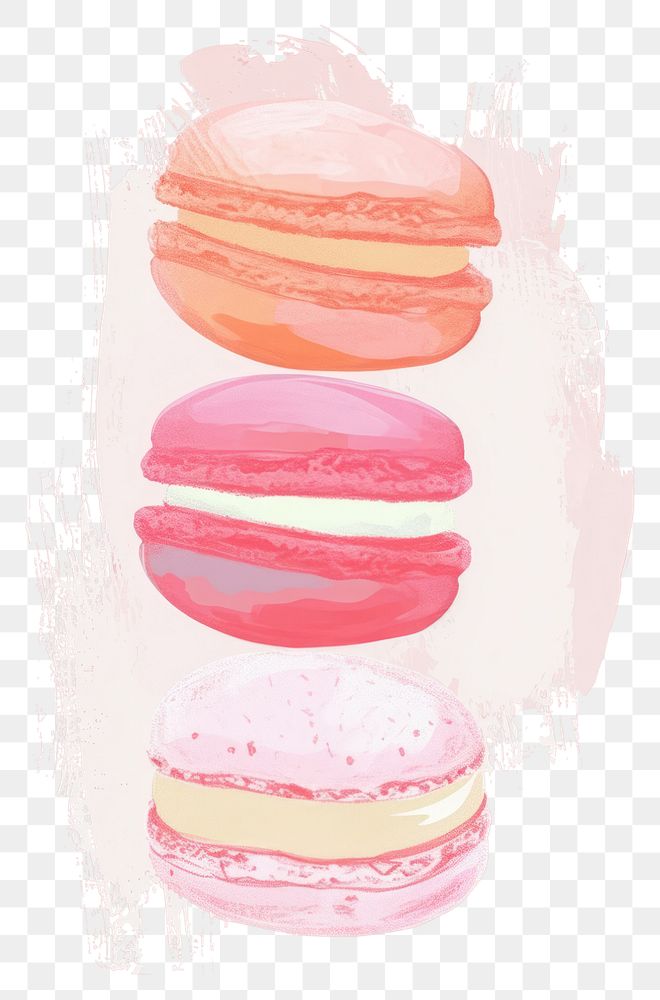 PNG Cute macaron illustration macarons | Free PNG - rawpixel