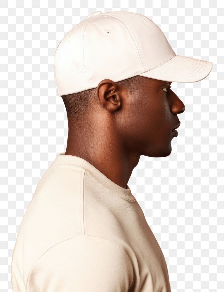 PNG Cap mockup portrait adult | Free PNG - rawpixel