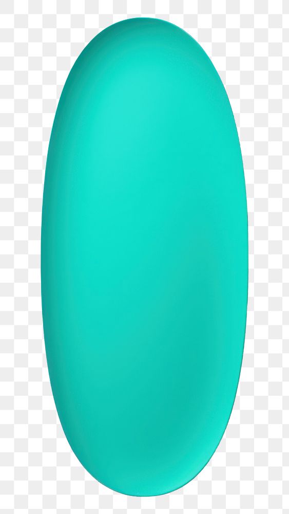 PNG Oval shape turquoise white | Premium PNG - rawpixel