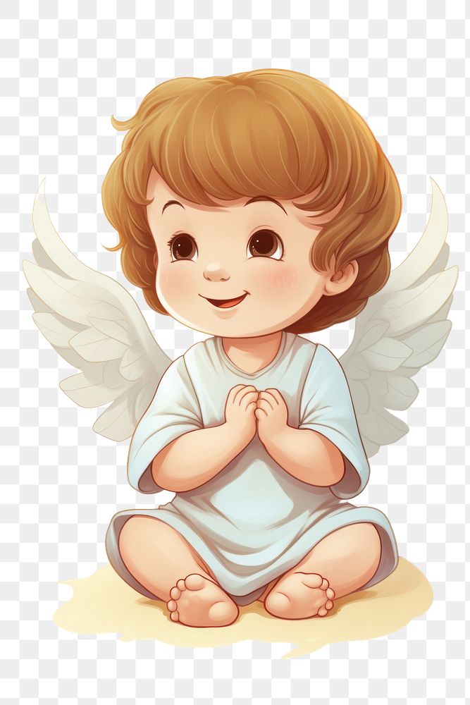 PNG Baby angle cartoon angel | Free PNG - rawpixel