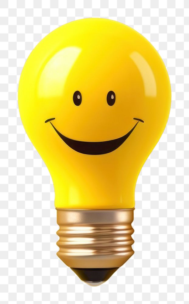 PNG Light bulb smile emoji | Premium PNG - rawpixel