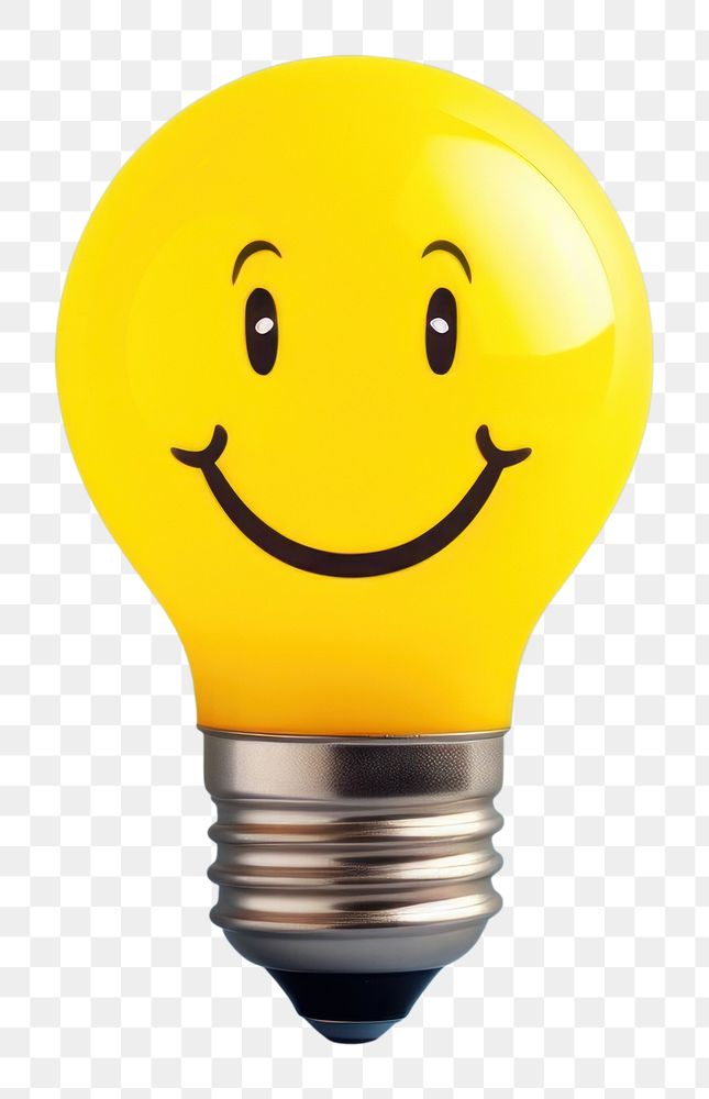 PNG Light bulb smile emoji | Premium PNG - rawpixel