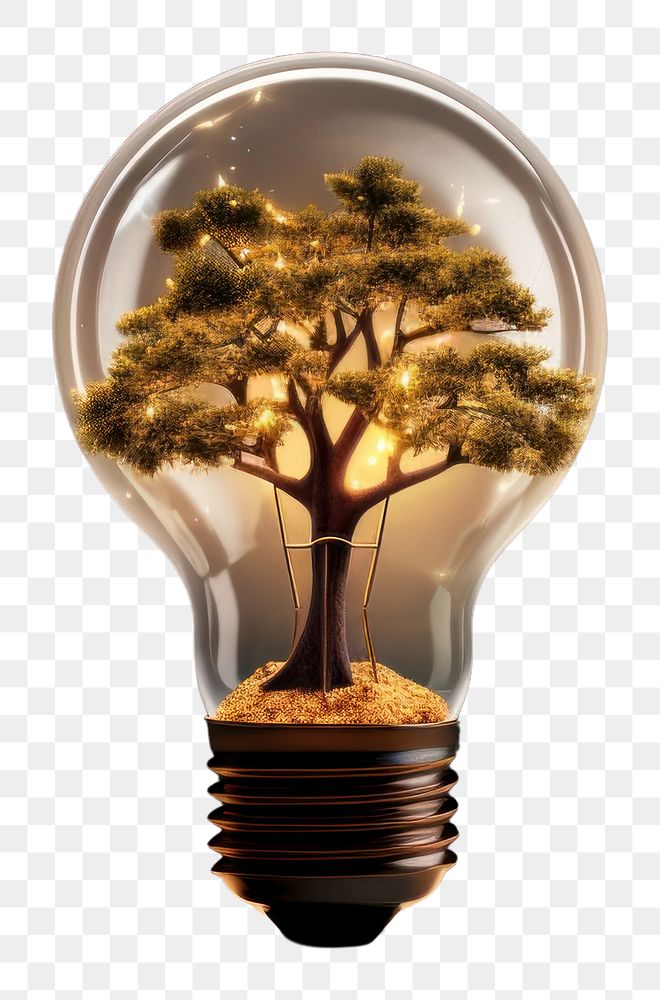 PNG Light bulb tree lightbulb | Free PNG - rawpixel