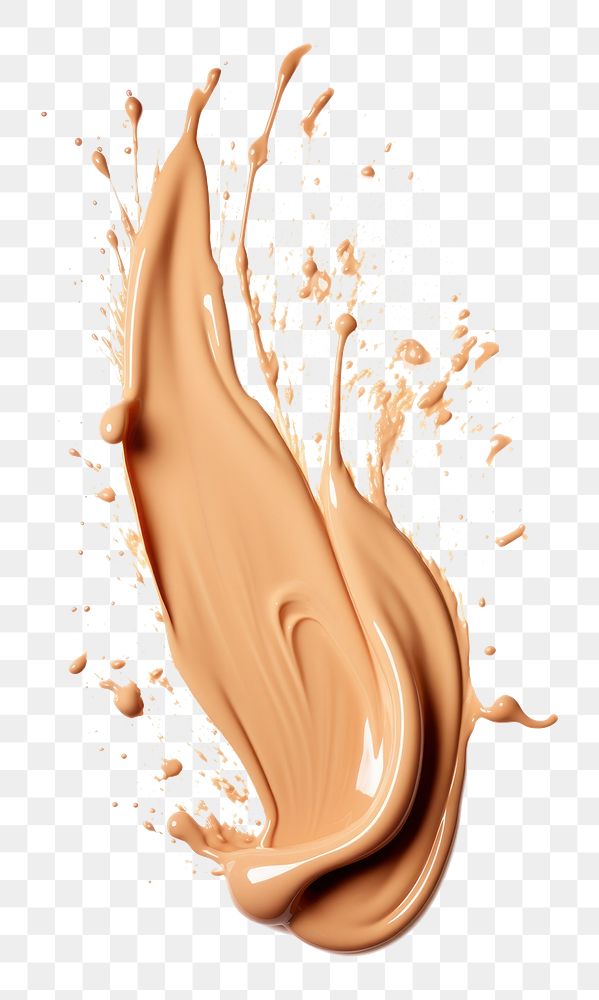 PNG Foundation white background splattered | Free PNG - rawpixel