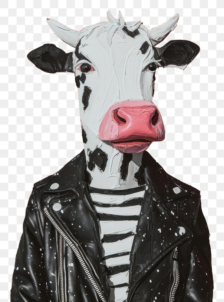 PNG cow person character art | Premium PNG - rawpixel