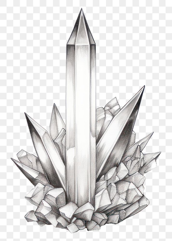 PNG Crystal drawing sketch | Premium PNG - rawpixel