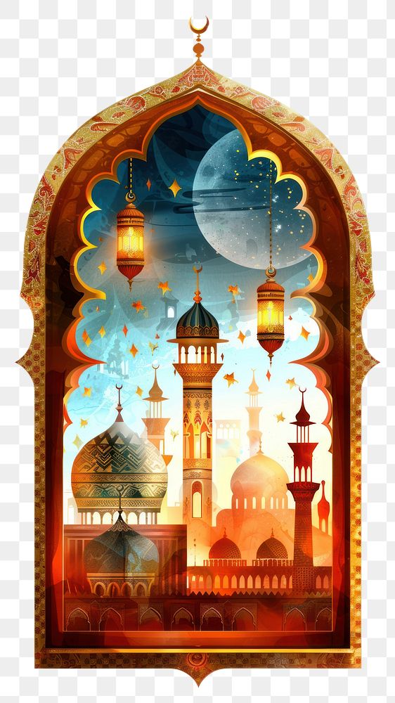 PNG oriental style Islamic windows | Premium PNG - rawpixel