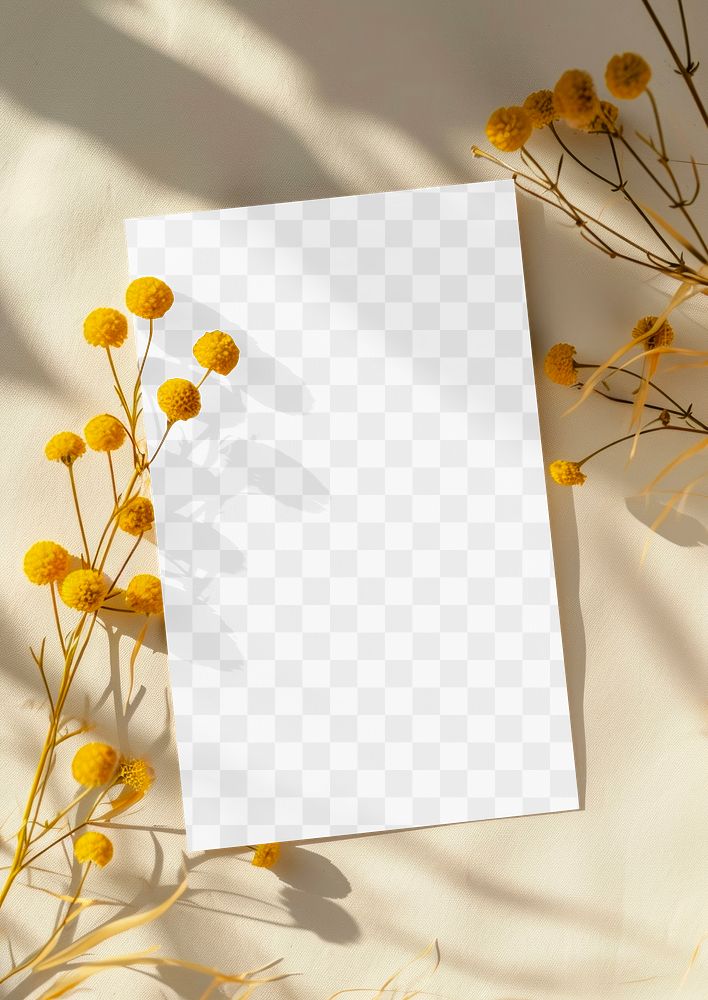 Invitation card png mockup, transparent | Premium PNG - rawpixel