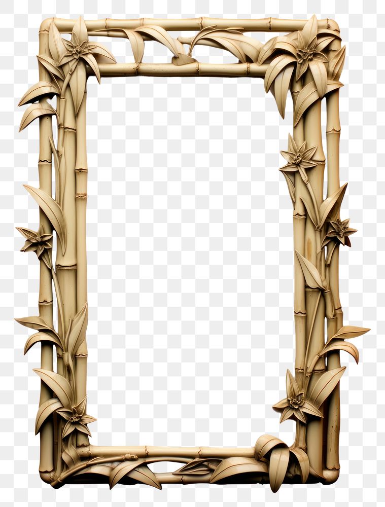 PNG Rectangle bamboo frame plant. | Free PNG - rawpixel