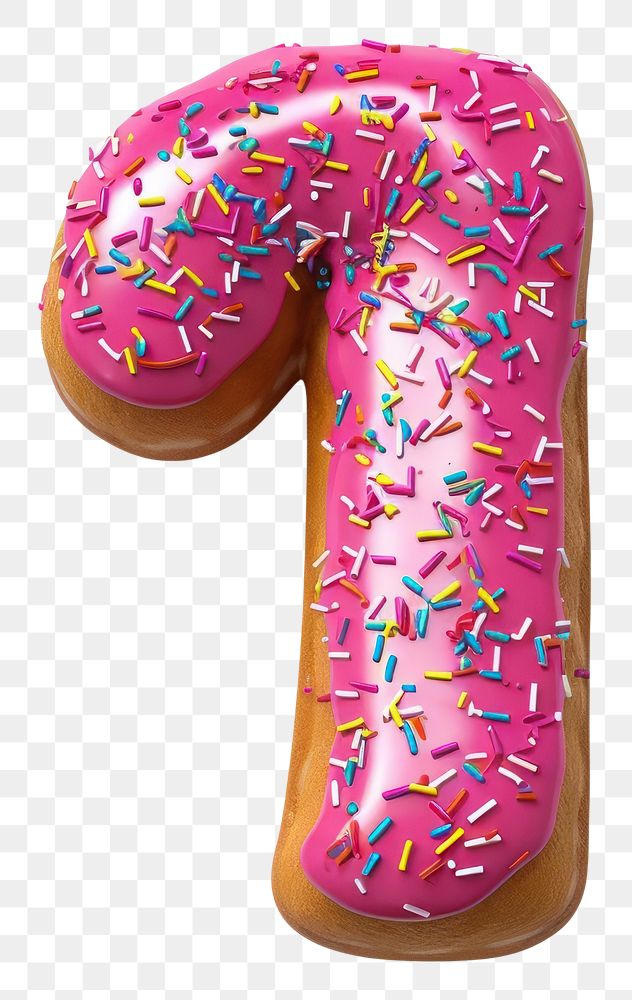 PNG Donut Number Shaped 1 | Premium PNG - rawpixel