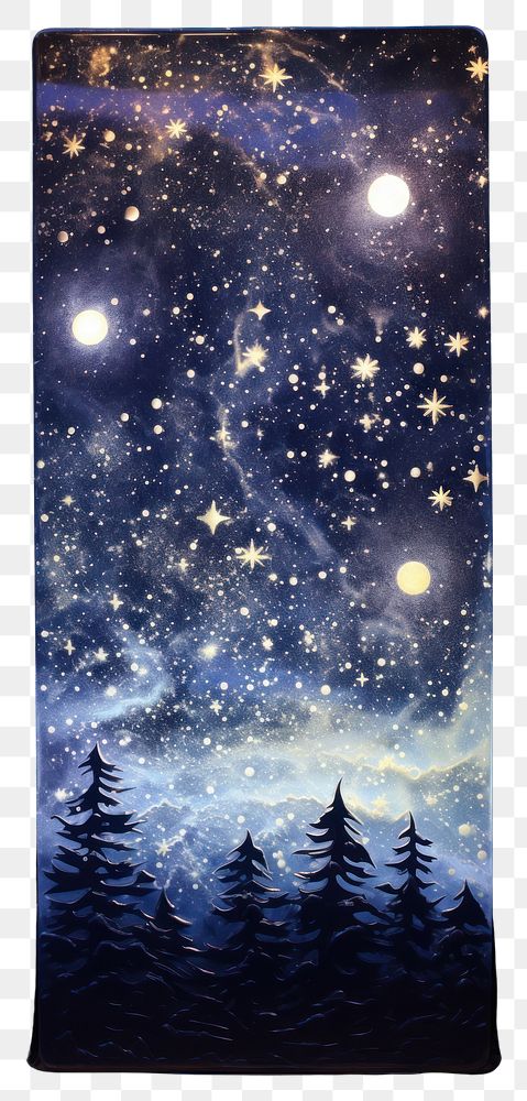 PNG Night sky glass fusing | Free PNG - rawpixel