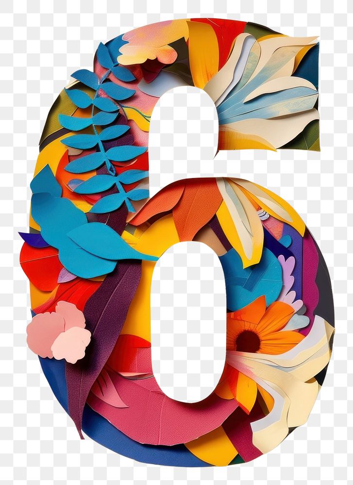 PNG Number 6 shape text | Premium PNG - rawpixel