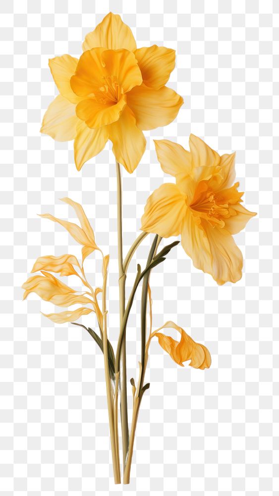 PNG Daffodil flower daffodil plant | Premium PNG - rawpixel