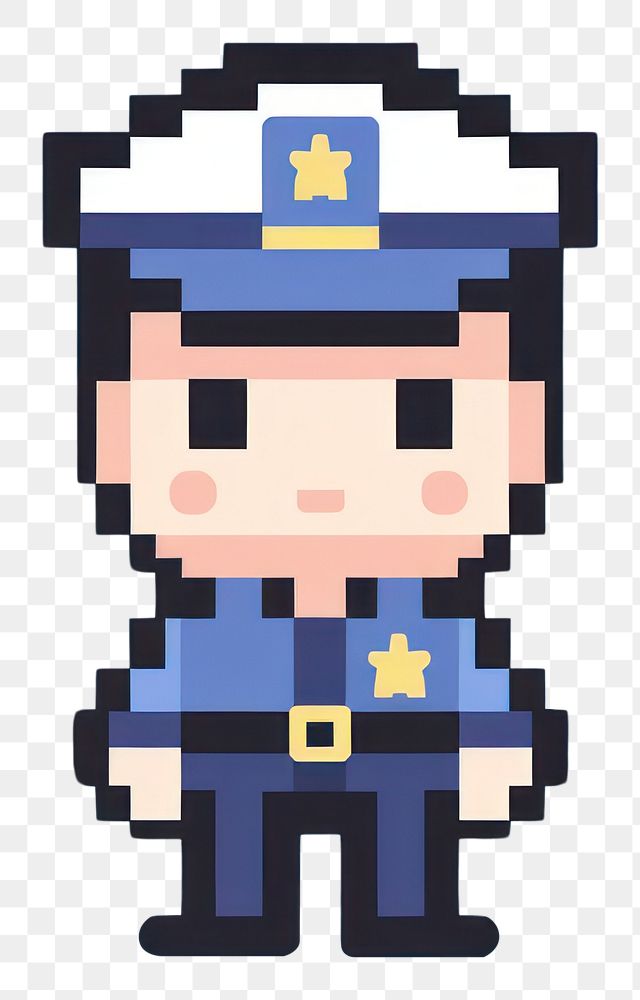 PNG Policeman pixel protection technology | Premium PNG - rawpixel