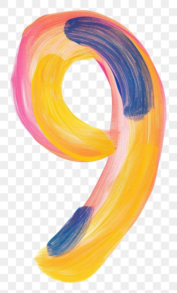 PNG Cute number letter 9 | Free PNG - rawpixel