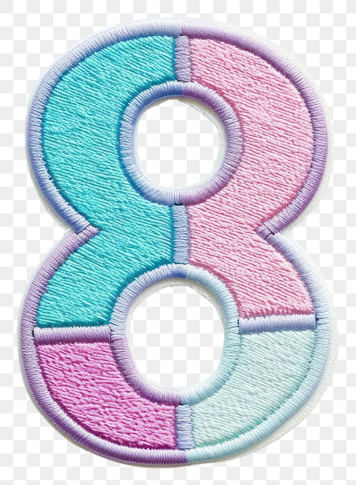 PNG Patch letter number 8 | Free PNG - rawpixel