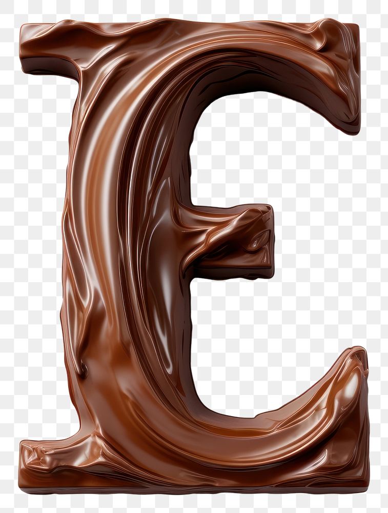 PNG Letter E chocolate dessert | Free PNG - rawpixel
