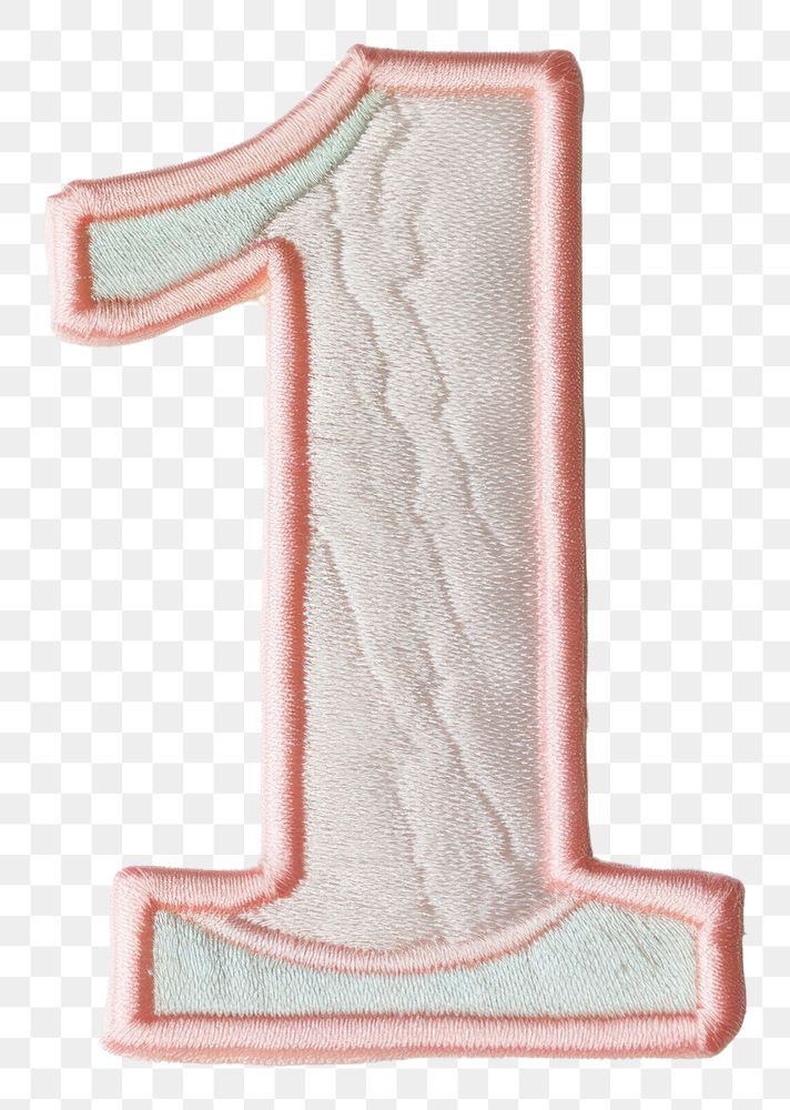 PNG Patch letter number 1 | Premium PNG - rawpixel