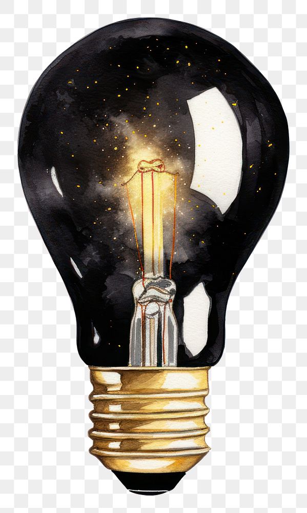 PNG Black color light bulb | Premium PNG - rawpixel