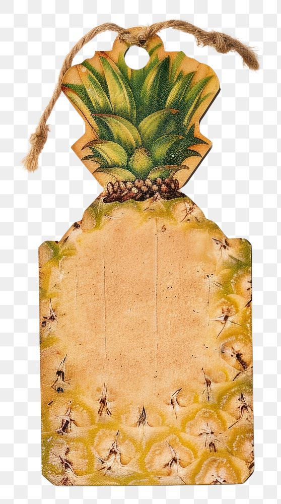 Pineapple tag produce fruit plant. | Premium PNG - rawpixel