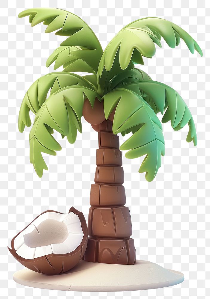PNG 3D Illustration coconut tree | Free PNG - rawpixel