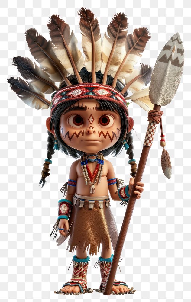 PNG 3D illustration native american | Free PNG - rawpixel