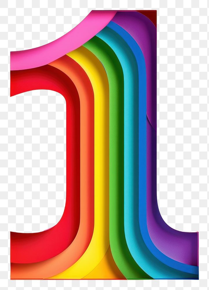 PNG Rainbow number 1 skating | Free PNG - rawpixel