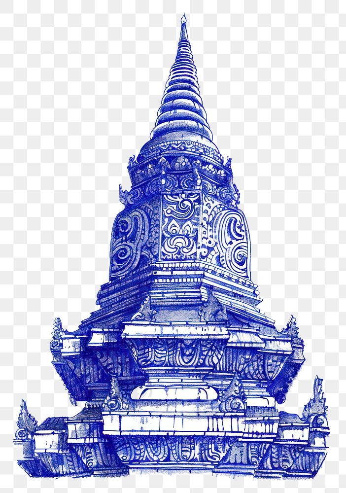 PNG Vintage drawing Indian stupa | Free PNG - rawpixel