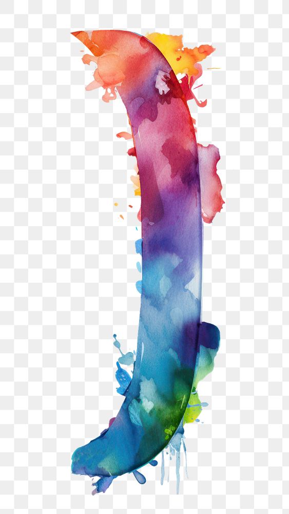 Parentheses png splashed watercolor sign, | Free PNG - rawpixel