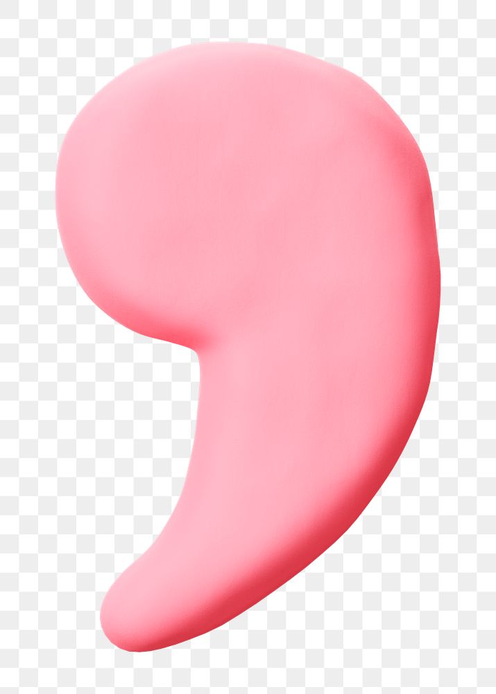 Quotation mark png pink clay | Free PNG - rawpixel