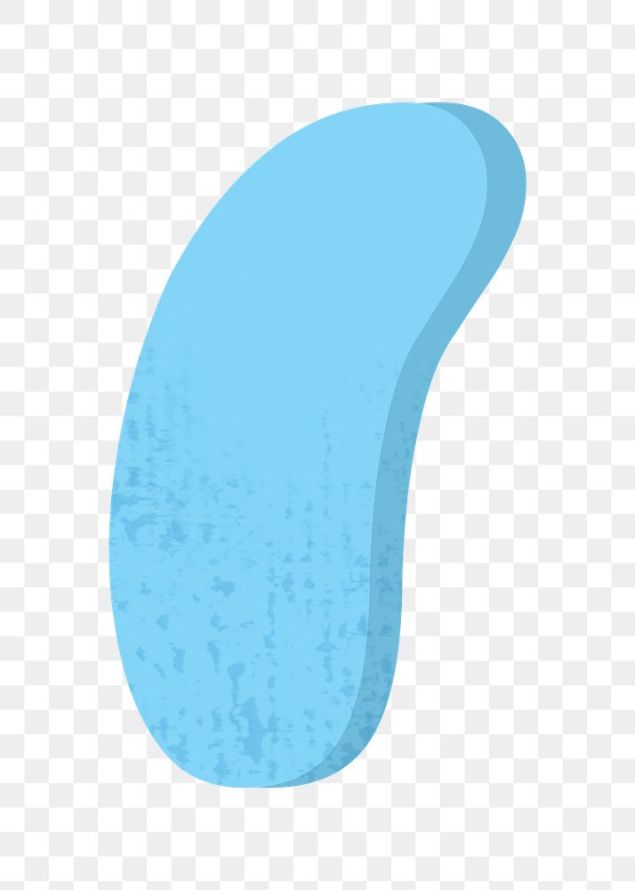 PNG blue apostrophe sign, transparent | Free PNG - rawpixel