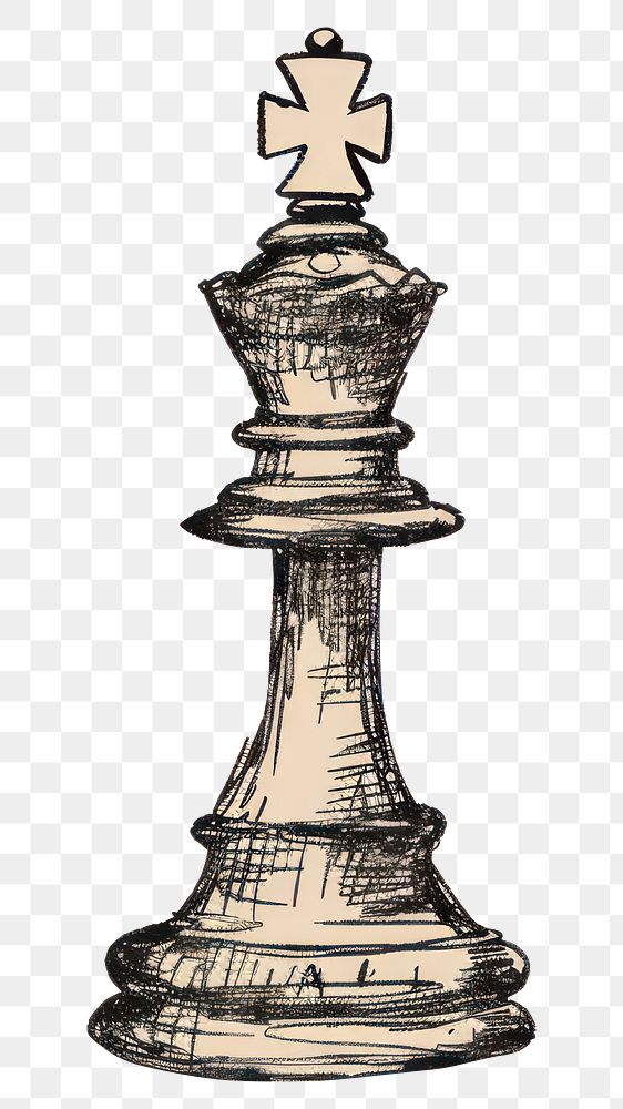 PNG Hand drawn single chess | Free PNG - rawpixel